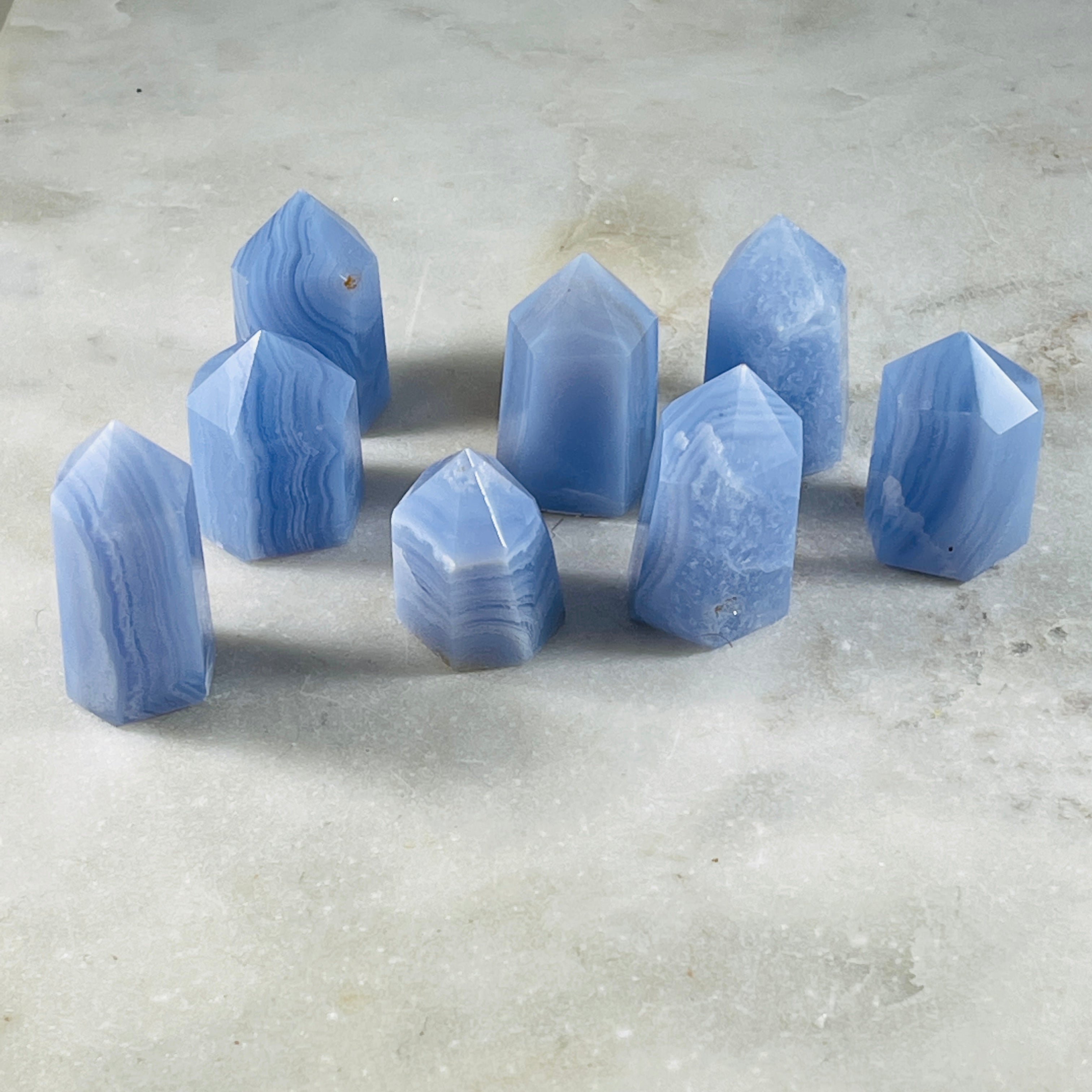 Blue Lace Agate Mini Tower Sarah Belle