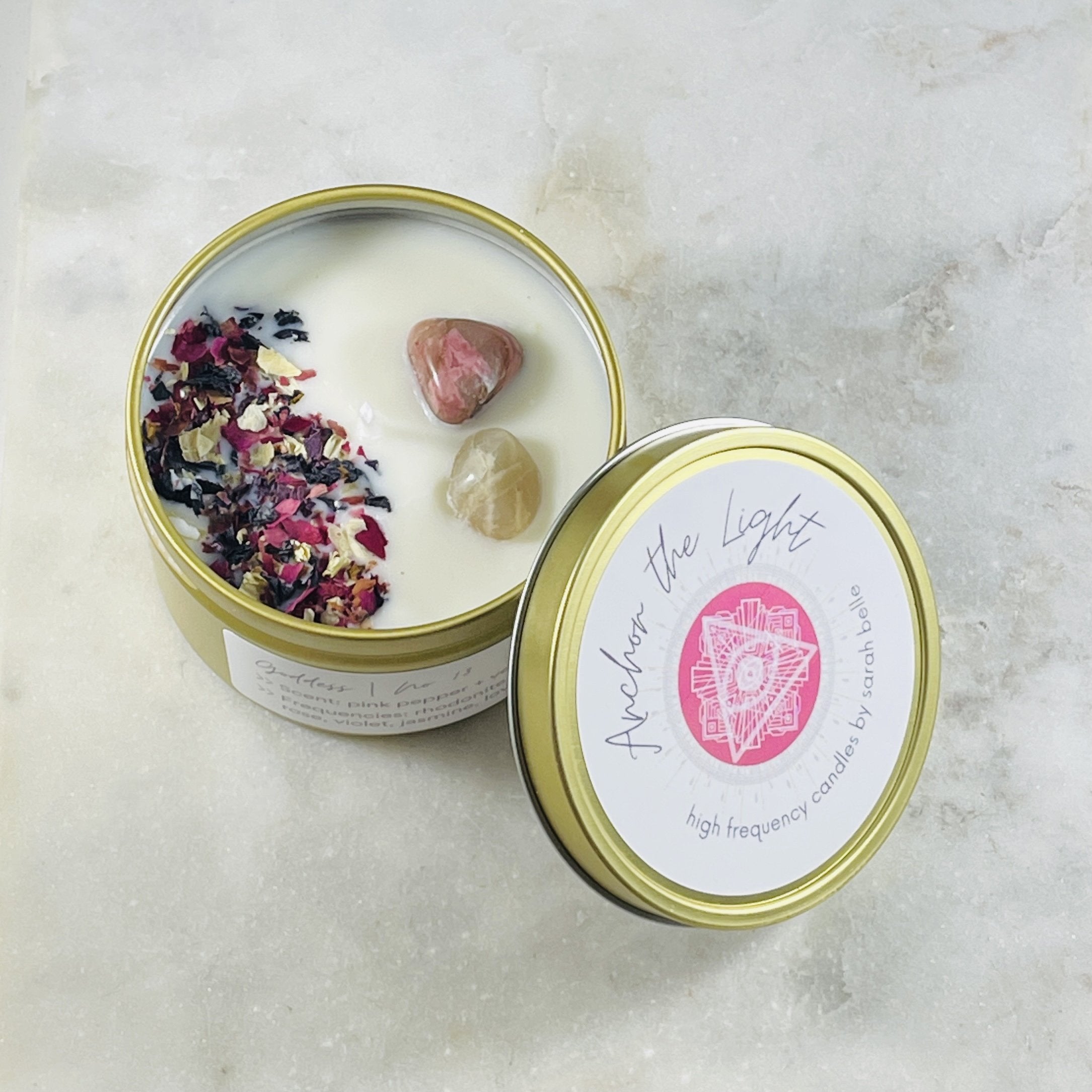Goddess Crystal Candle Sarah Belle