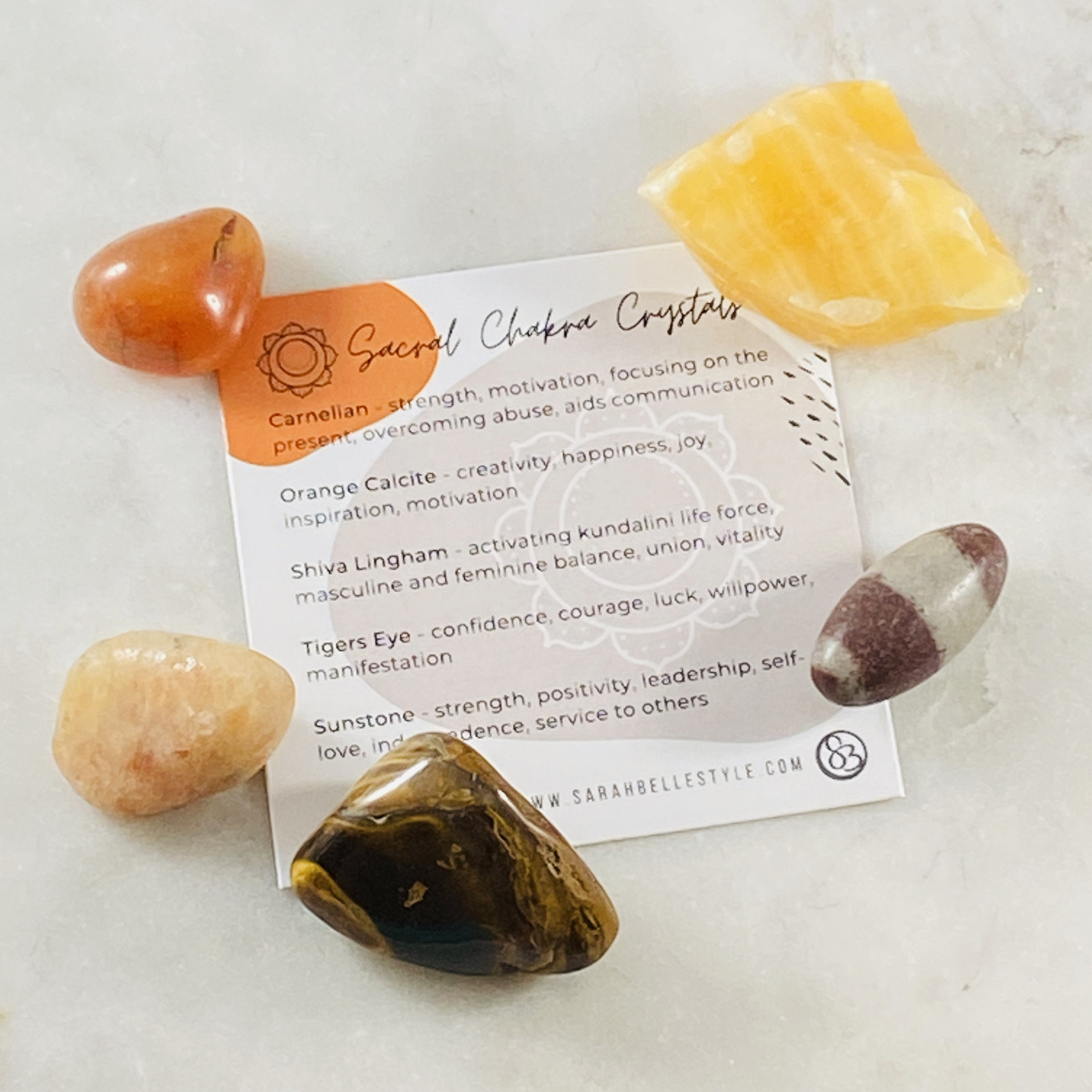 Chakra Crystals Sarah Belle