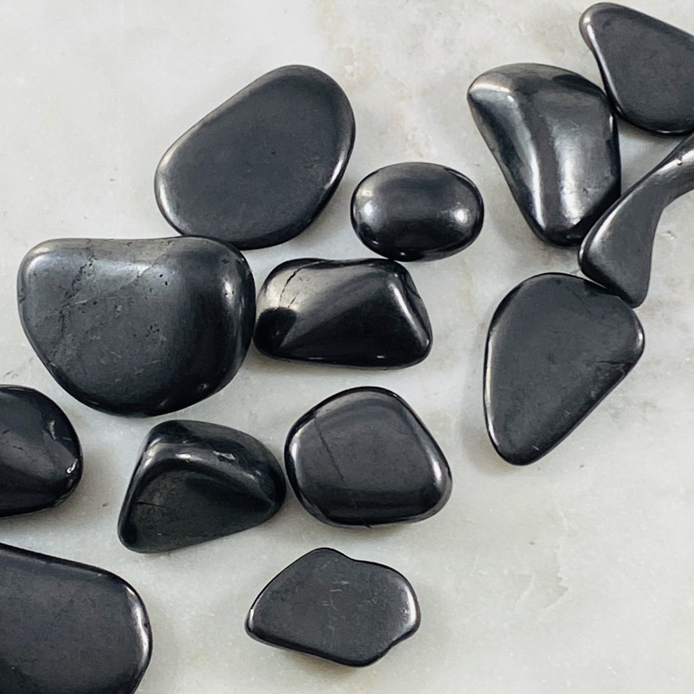 Shungite Tumbled Stone Small - Sarah Belle