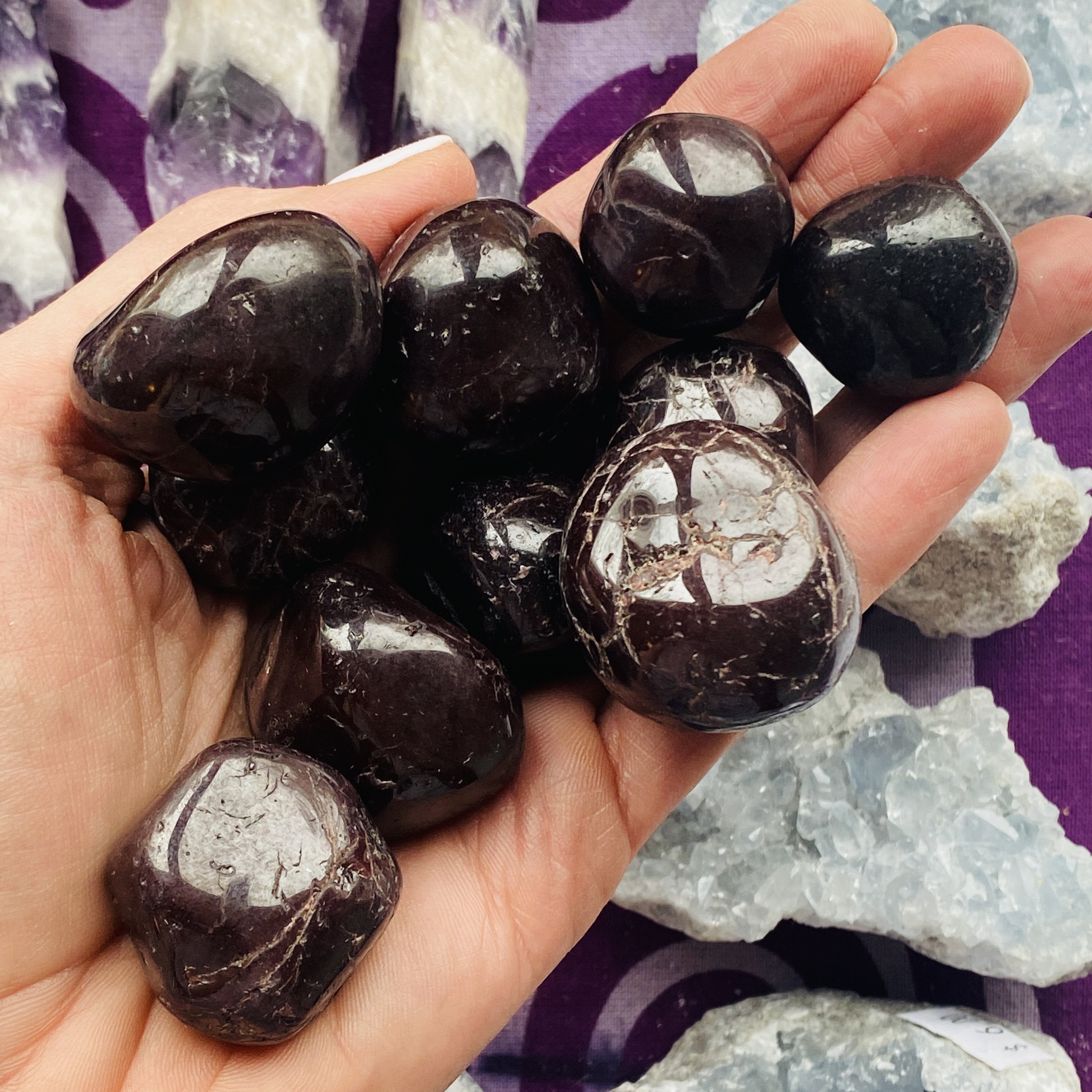 Garnet Tumbled Stone Sarah Belle