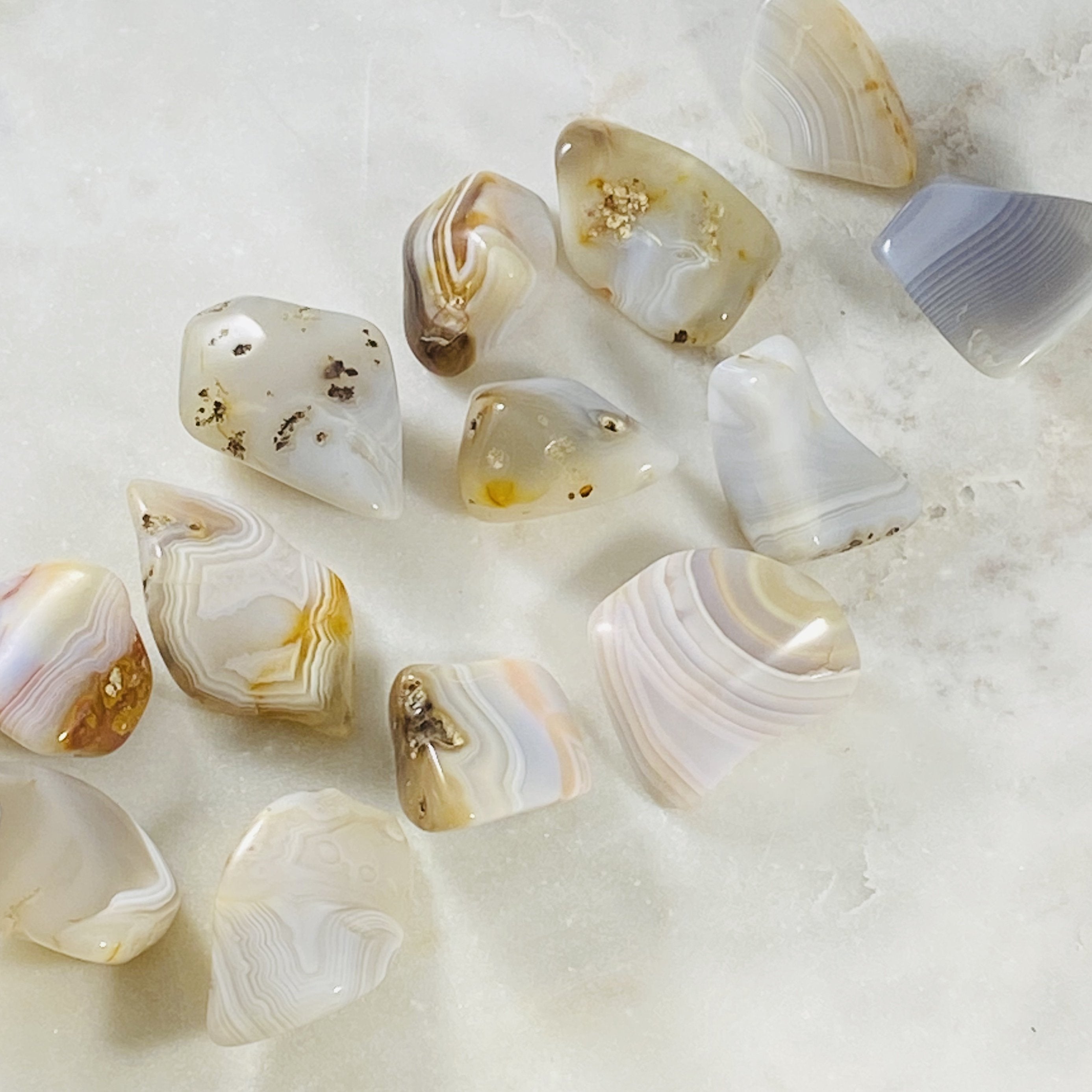 Banded Agate Tumbled Stone Sarah Belle