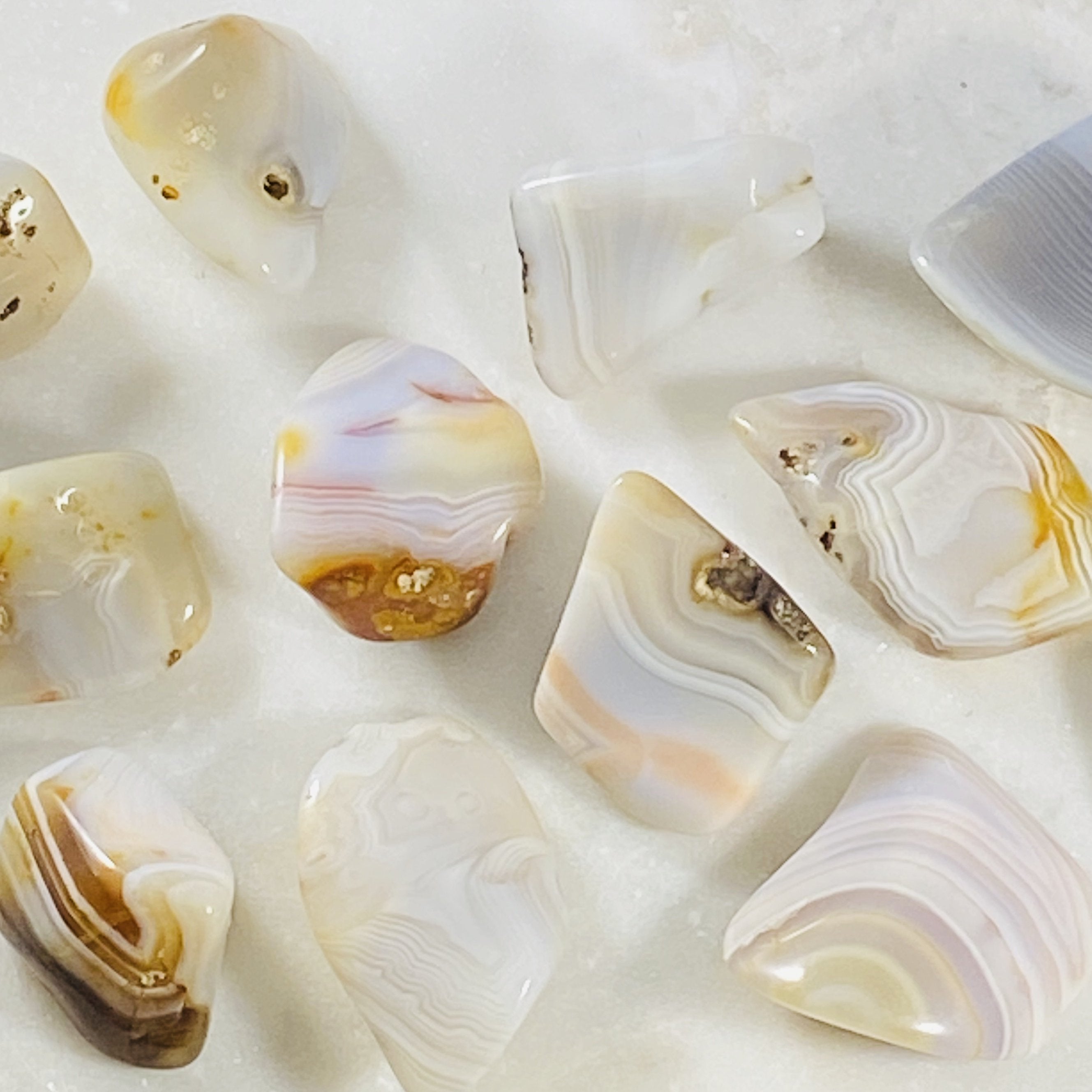Banded Agate Tumbled Stone Sarah Belle